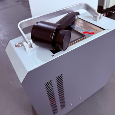 China Portable Trolley Case Style Industrial Pulse Laser Cleaning Machine 100W 200W 300W Air Cooling With Raycus Max JPT Laser Source for sale
