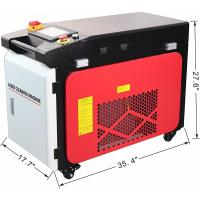 China Portable Handheld 1000W Fiber Laser Cleaning Machine Max Brand Double Pendulum for Rust Removal Stainless for sale