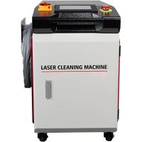 China Portable Handheld 1000W Fiber Laser Cleaning Machine Max Brand Double Pendulum for Rust Removal Stainless for sale