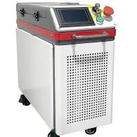 China JPT 200W Pulsed Laser Cleaning Machine Laser Rust Removal Machine Paint Oil Remo for sale