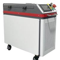 China JPT 200W Pulsed Laser Cleaning Machine Laser Rust Removal Machine Paint Oil Remo for sale