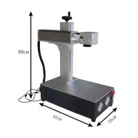 China Portable 20w 30w 50w 100w CO2 Laser Marking Machine Fiber Laser Engraving Machine for Wood for sale