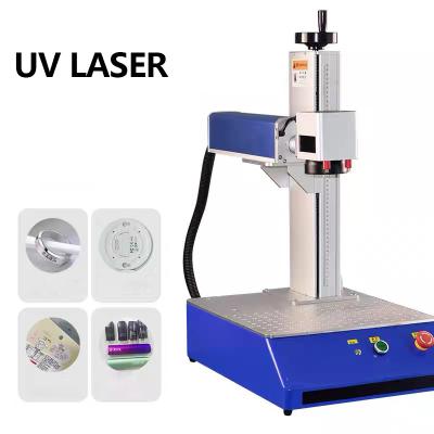 China Fast Ship ! 10 Years Experience Factory Direct Sale Uv Laser Marking Machine 3w 5w 10w 15w Printing Machine for Glass for sale