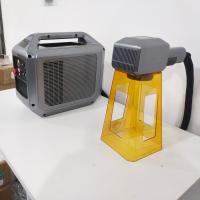 China Small Handheld Expire Date logo Coding 20w 30w Portable Fiber Laser Marking Machine for Metal Plastic Glass Cable Wire Tube for sale