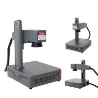 China Multifunctional Desktop Portable 20w 30w 50w 100w Laser Marking Machine Fiber Laser Engraving Machine for Metal for sale
