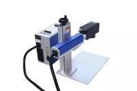 China Portable 2.5D/3D Jpt Mopa Raycus M7 30w 50w 60w 80w 100w Fiber Laser Engraver Fibra Engraving Laser Marking Machine With Rotary for sale