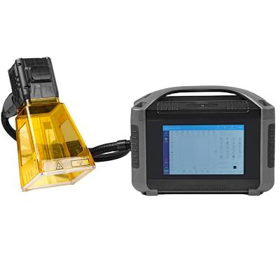 China 20W/30W/50W Portable Desktop Handheld 2-in-1 Fiber Laser Marking Machine 3D Mini Metal Marking Laser Machine for sale