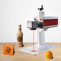 China Integrated 30W RF CO2 Galvo Laser Marking Machine Non-Metal Materials Cutter Engraver DXF PLT BMP AI DWG for Wood Wood for sale