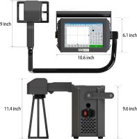 China 20w 30w 50w 100 Watts Hand Held Steel Metal RAYCUS MAX Fiber Laser Carving Marker Mark Etcher Printer Engraving Marking Machine for sale