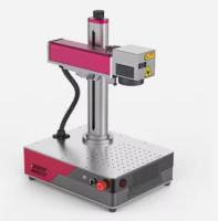 China New20W30W50W Fiber Laser Marking Machine Laser Engraving Price for Metal Plastic Pen Gold Silver Jewelry Handling Multiple Color for sale