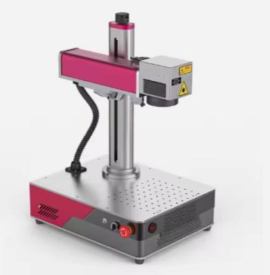 China New20W30W50W Fiber Laser Marking Machine Laser Engraving Price for Metal Plastic Pen Gold Silver Jewelry Handling Multiple Color for sale