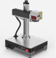 China New20W30W50W Fiber Laser Marking Machine Laser Engraving Price for Metal Plastic Pen Gold Silver Jewelry Handling Multiple Color for sale