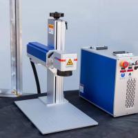China Hot Sale 20W 30W 50W  Deep Engraving Mopa Fiber Laser Marking Machine IG for Metal Steel 3D Supports AI DXF BMP for Glass for sale