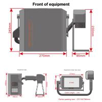 China New Condition Handheld Laser Printer Portable Fiber Marking Machine for Wood Supports DXF PLT BMP Graphic Formats for sale