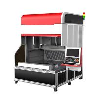 China 2025 New Laser Marking Machine for Jeans Manufacturing Supports Ai Bmp Plt Formats Gantry Type Configuration for sale