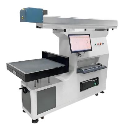 China Hot Selling SCM600S 3D CO2 Laser Marking Machine for Large Area Marking Cutting Paper Leather Cloth Supports AI BMP PLT Water for sale