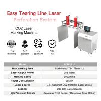 China High Precision 55W SCM55 Line Laser Scoring Machine Digital Control System Easy Tearing Water Cooling Supports AI BMP Graphic for sale