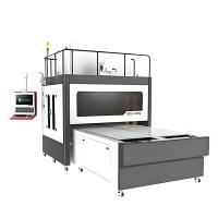 China Coherent 350W/700W R.F. Metal Laser Tube 10000mm/s CTI Galvo Scanner for Jeans AI High-Speed CO2 Laser Marking Machine LAS BMP for sale