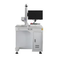 China High Precision Desktop Fiber Laser Marking Engraving Machine Stainless Steel Business Card Etching for Metal Supports AI BMP PLT for sale