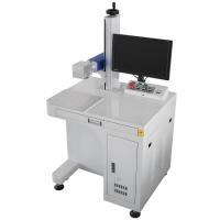 China High Precision Desktop Fiber Laser Marking Engraving Machine Stainless Steel Business Card Etching for Metal Supports AI BMP PLT for sale