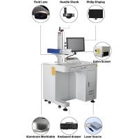 China 20W/30W CO2 Desktop Fiber Laser Tube for Aluminium Metal Stainless Steel Laser Marking Machine Supports AI DXF PLT BMP Formats for sale