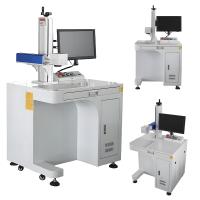 China 20W/30W CO2 Desktop Fiber Laser Tube for Aluminium Metal Stainless Steel Laser Marking Machine Supports AI DXF PLT BMP Formats for sale