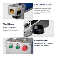 China Portable 20W/30W Programmable Fiber Laser Marking Machine New Condition Sheet Marker Engraver for Metal Air Cooling Supports AI for sale