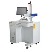 China Factory Outlet Desktop Fiber Laser Marking Machine for Cattle Animal Ear Tag Bird Pigeon Ring Printing Supports AI DXF PLT BMP for sale