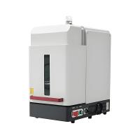 China 30W Raycus Fiber Laser Source New Enclosed Jewelry Laser Marking Machines for Small Business Supports DXF PLT BMP Graphics for sale