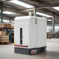 China 30W Raycus Fiber Laser Source New Enclosed Jewelry Laser Marking Machines for Small Business Supports DXF PLT BMP Graphics for sale