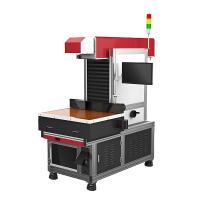 China Large Size 3D Dynamic CO2 Cloth Leather Jeans Laser Marking Machine New Condition Supports DXF PLT BMP AI Formats for sale