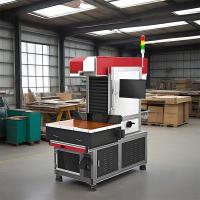 China Large Size 3D Dynamic CO2 Cloth Leather Jeans Laser Marking Machine New Condition Supports DXF PLT BMP AI Formats for sale