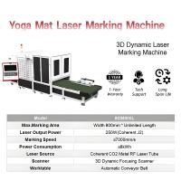 China Dynamic CO2 Laser Marking Machine with Coherent R.F. Metal Laser Tube for Yoga Mat Supports AI DXF PLT BMP Formats for sale