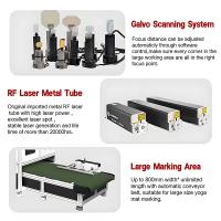 China Dynamic CO2 Laser Marking Machine with Coherent R.F. Metal Laser Tube for Yoga Mat Supports AI DXF PLT BMP Formats for sale