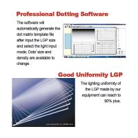 China Optical Grade CO2 Dotting Machine High Quality Light Guide Panel Acrylic PMMA Lenticular Sheet Placa De Led-Supports AI DXF for sale