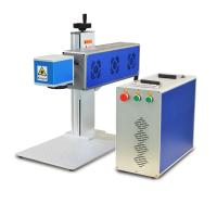 China New 20w 30w 50w 100w CO2 Fiber Laser Marking Machine for Metal and Nonmetal with JPT MAX RAYCUS and Support for DXF PLT BMP for sale