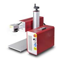 China 50W Fiber Laser Marking Machine 100W Stainless Steel Engraver Marker Add Axis Metal Cutter for Jewelry Silver Work New Pulsed for sale