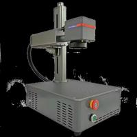 China Portable Metal 20W Laser Marking Machine Manufacturers Desktop Mini Fiber Laser Marking Machine Price for sale