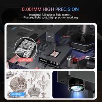 China Hot Sale 20W 30W 50W 100W Deep Engraving Mopa Fiber Laser Marking Machine New IG Metal Steel 3D AI DXF BMP Glass Also PLT for sale