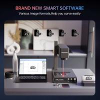 China Hot Sale 20W 30W 50W 100W Deep Engraving Mopa Fiber Laser Marking Machine New IG Metal Steel 3D AI DXF BMP Glass Also PLT for sale