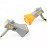 China 20w 30w 50w Optical Handheld Portable Fiber Laser Marking Machine on Metal Tyre Resin Mini Small Laser Marker for sale