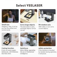 China MR.CARVE C1 Mini 5W Diode Marking Machine Hot Selling 80*80mm Continuous Wave Stand for Wood Plastic Leather Auto Focus Leaf for sale