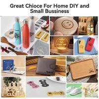 China MR.CARVE C1 Mini 5W Diode Marking Machine Hot Selling 80*80mm Continuous Wave Stand for Wood Plastic Leather Auto Focus Leaf for sale