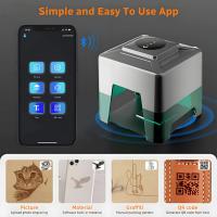 China Portable Mini Laser Engraver/Cutter Tool for Wood Acrylic MDF for DIY Artwork Logo BT Connection Laser Engraving Machine for sale