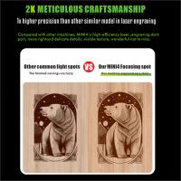 China Portable Mini Laser Engraver/Cutter Tool for Wood Acrylic MDF for DIY Artwork Logo BT Connection Laser Engraving Machine for sale