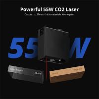 China For ATOMSTACK Hurricane 55W CO2 Laser Cutter Smart Desktop Class 1 Industry Engraving Machine for Metal DXF Can Cut Transparent for sale