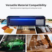 China For ATOMSTACK Hurricane 55W CO2 Laser Cutter Smart Desktop Class 1 Industry Engraving Machine for Metal DXF Can Cut Transparent for sale