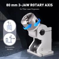 China High Quality 20w 30w 50w Rotary Axis for Fiber Laser Marking Machine New Condition Metal Rotary Table Wavelength 1064nm for sale