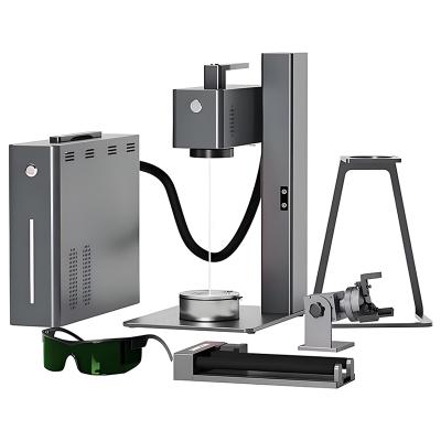 China C2 Desktop Fiber Laser Marking Machine Easy-to-Operate Screen Printing for Small Business for Acrylic Glass Rubber Wood Diode for sale