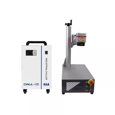 China Desktop 3W 5W UV Laser Marking Machine Used for Metal Jewelry Plastic Wood Products for sale